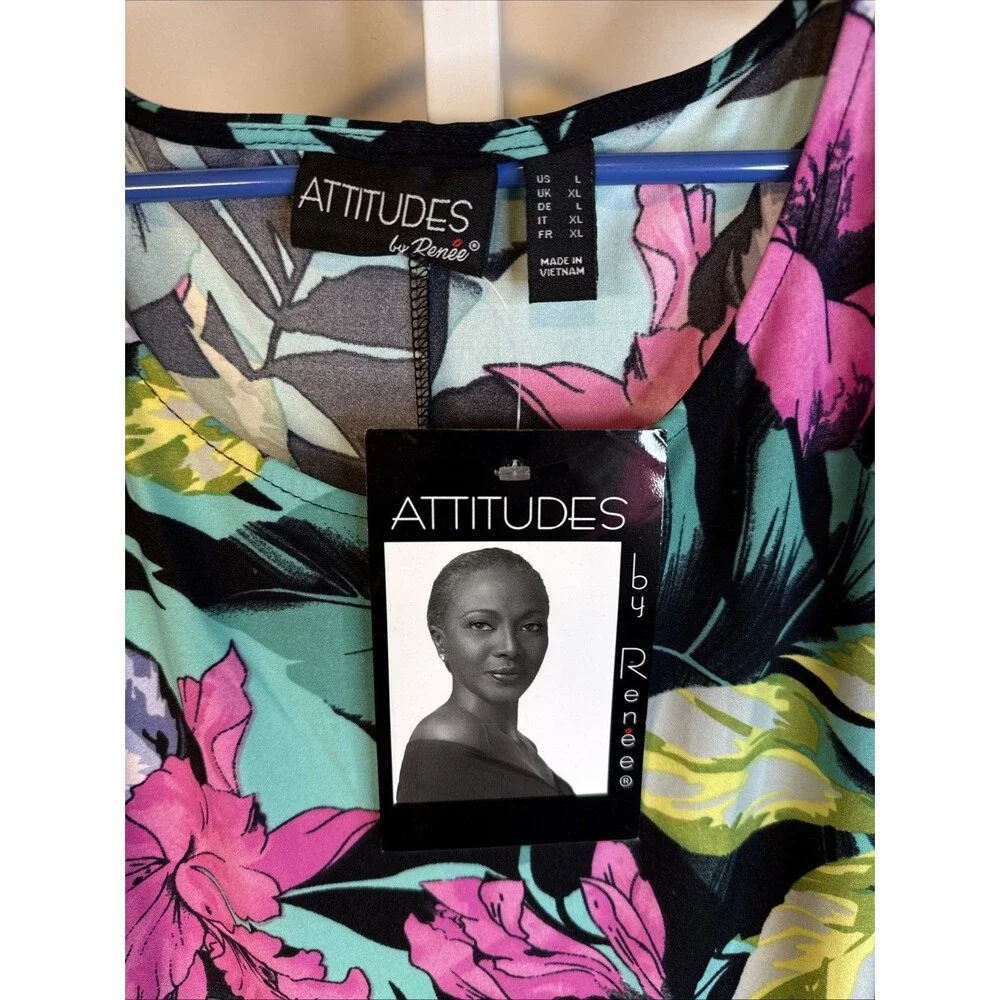 Attitudes by Renee | Dresses | New Attitudes By Renee Floral Maxi Dress ...